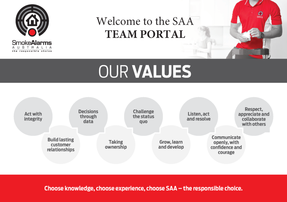 SAA Int Portal - Login